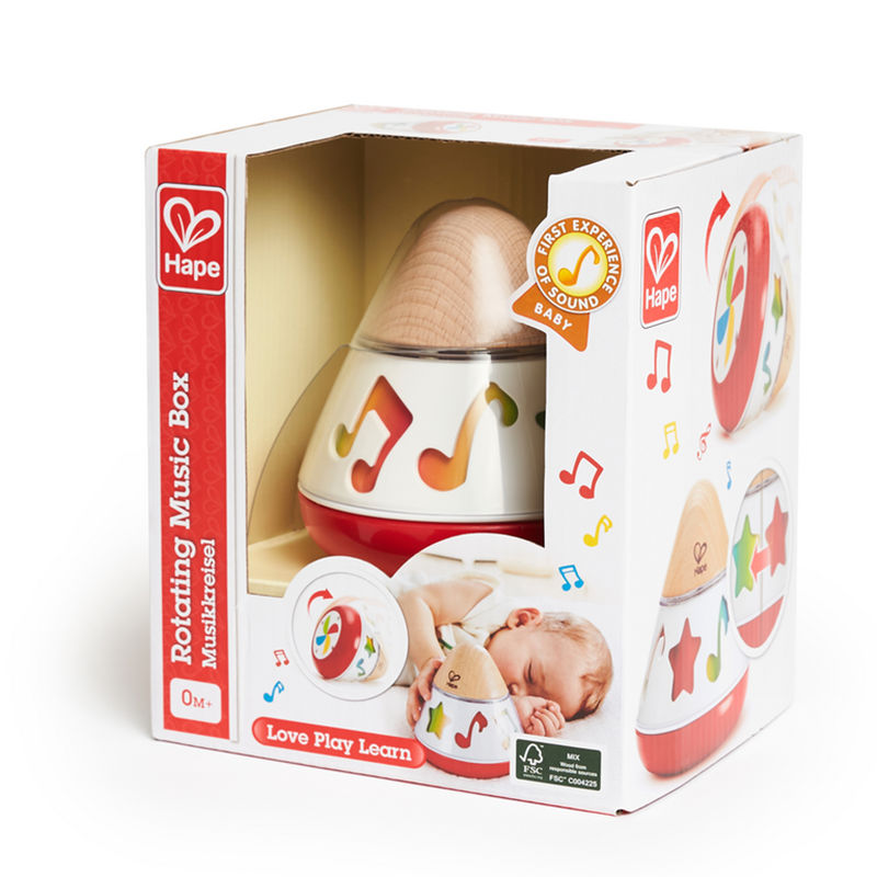 🎶 Rotating Music Box | Sensory Toy for Babies | Juego y Jardín