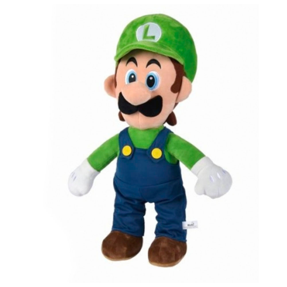 Super Mario Luigi Plush 50 cm | Simba Toys | Juego y Jardín