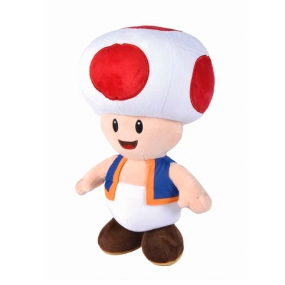 Super Mario Toad Plush 40 cm | Simba Toys | Juego y Jardín