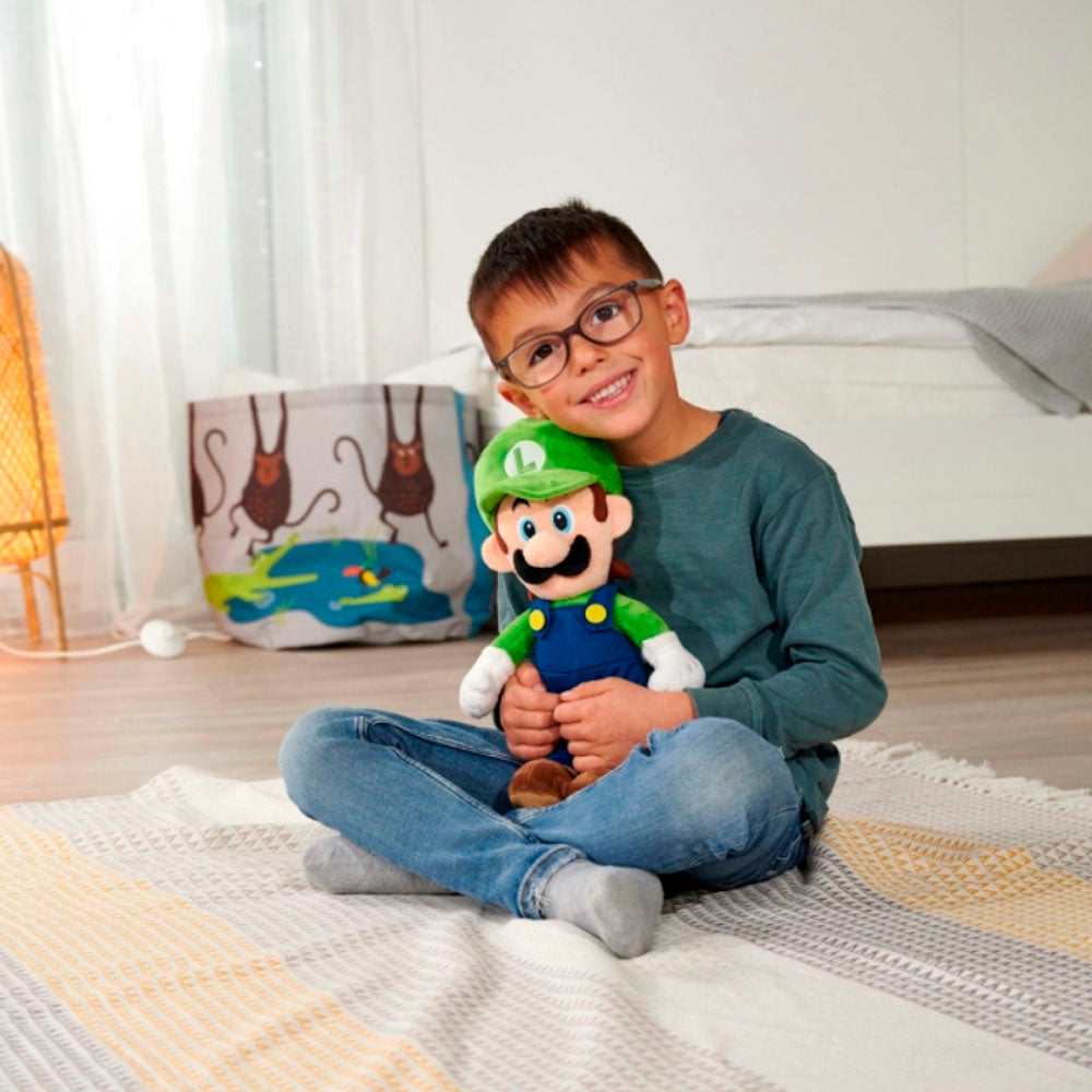 Super Mario Bros Luigi Plush 30 cm | Simba Toys | Play and Garden