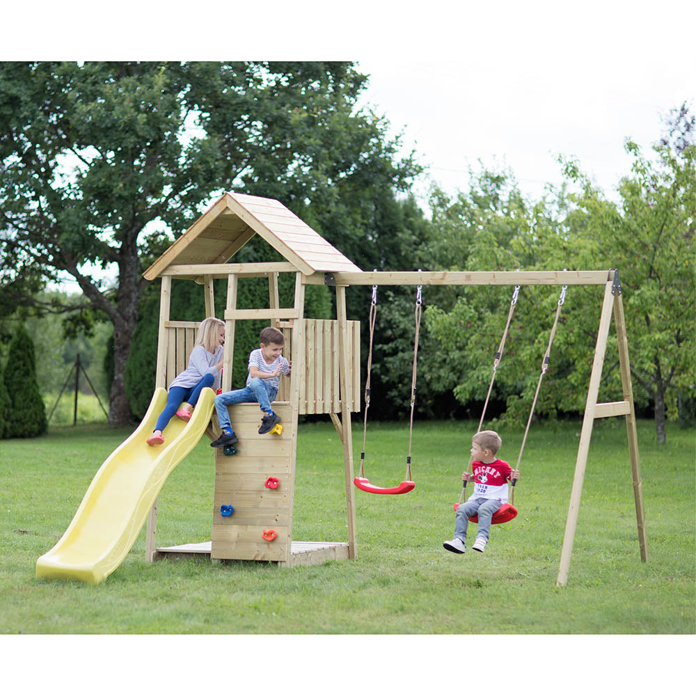 Parque Infantil Torre Junior 5 con rocódromo | Juego y Jardín