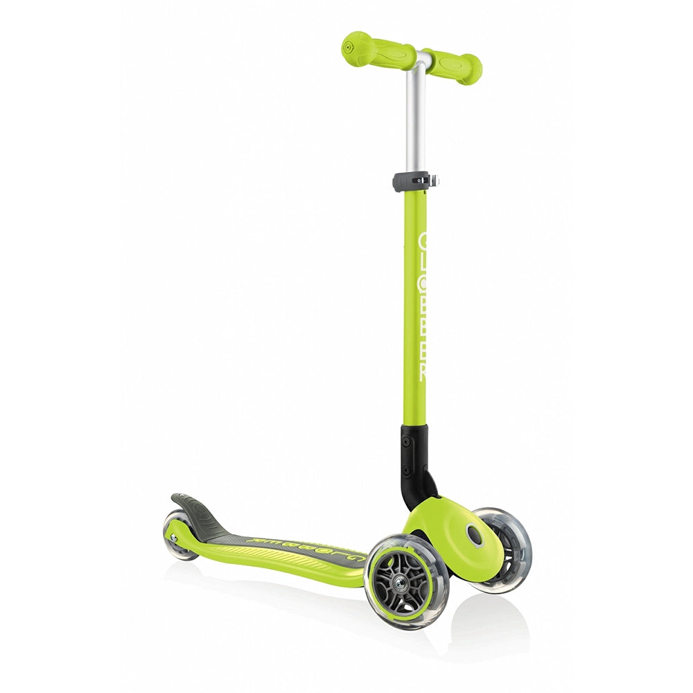 Primo Foldable Scooter with three wheels - Lime green | Game and Garden